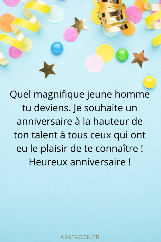 Les Textes d’Anniversaire Pour Nouvelle Décennie : 37 modèles