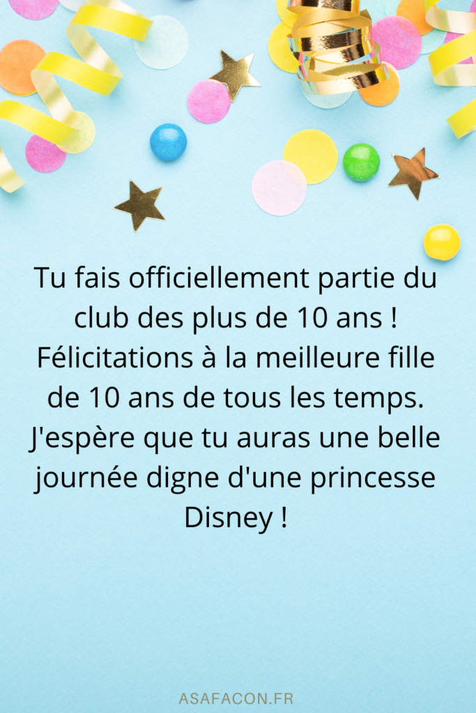 Les Textes d’Anniversaire Pour Nouvelle Décennie : 37 modèles