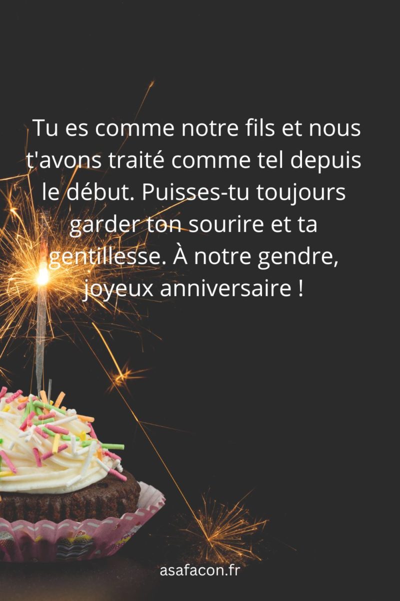 75 Vœux De Joyeux Anniversaire Pour Mon Gendre Avec Humour